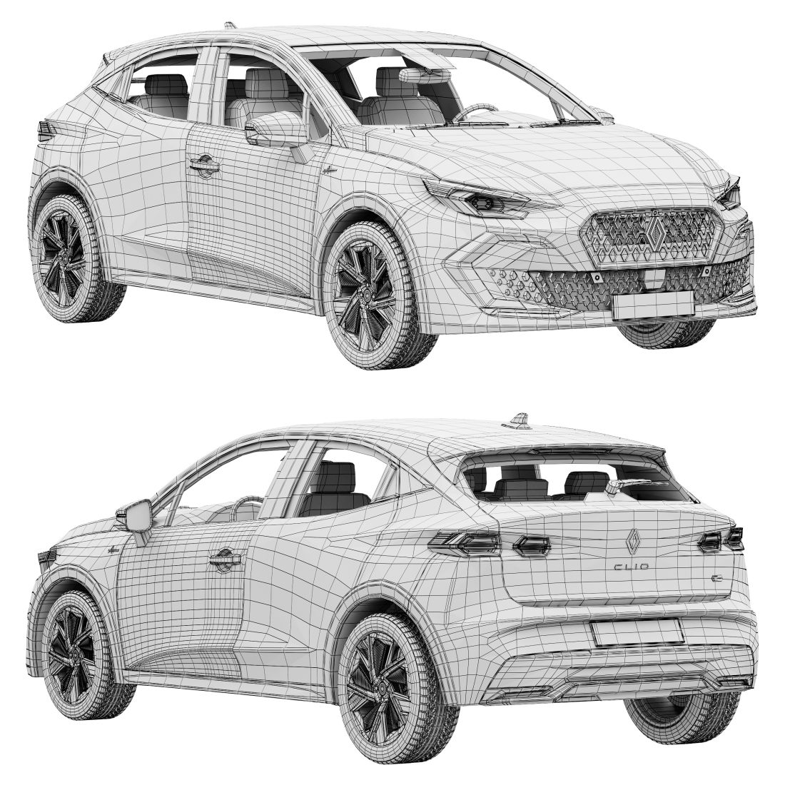 Renault Clio 2026 3D Model for Corona | CGMood