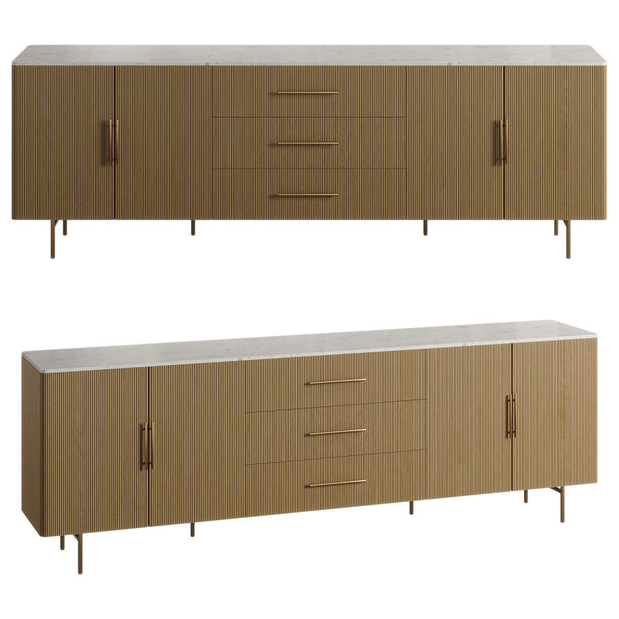 Finnley Sideboard - 3D Model for Corona
