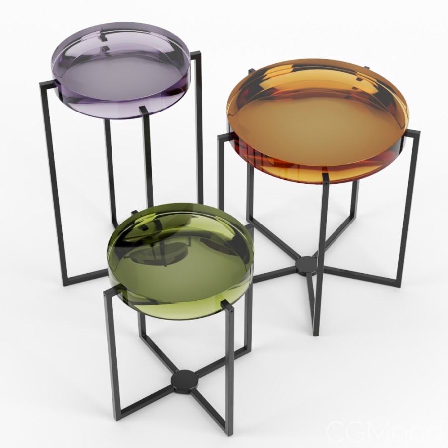 Lens Tables ByMcCollin Bryan Set 01 - 3D Model for Corona