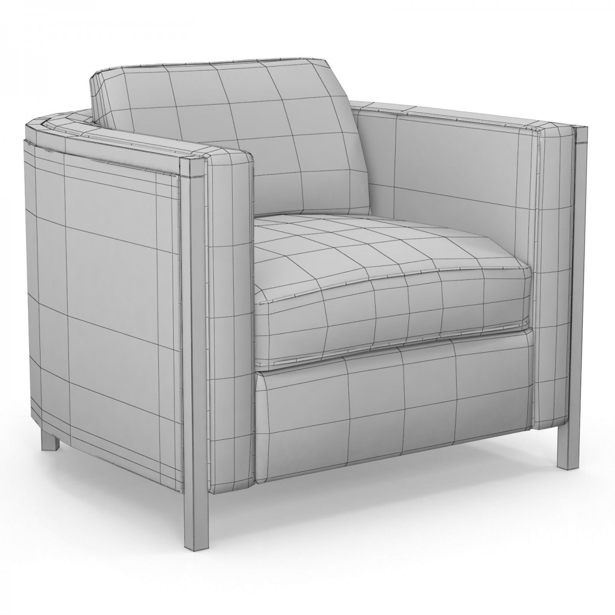 Michael Berman - Holmby Lounge Chair - 3D Model for VRay