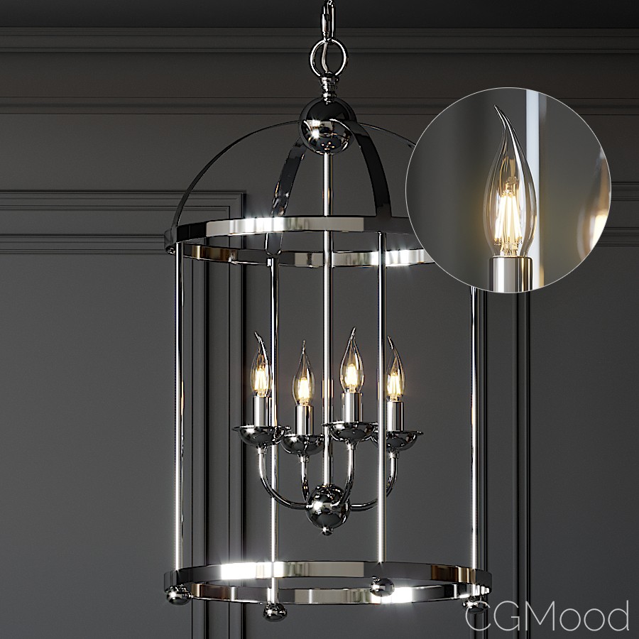 Ballard Designs Breakers 4-light Lantern - 3D Model for Corona