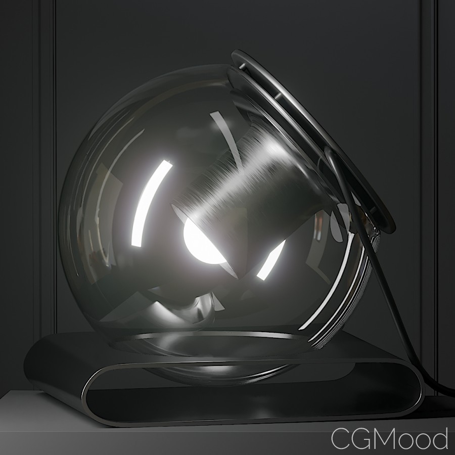 The Globe Table Lamp By Joe Colombo - 3D Model for Corona
