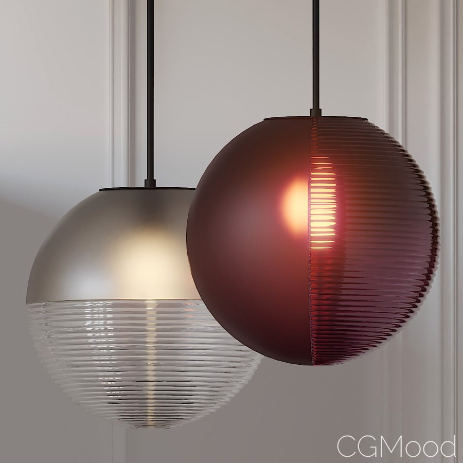 Stellar Pendant Lamp Series - 3D Model for Corona