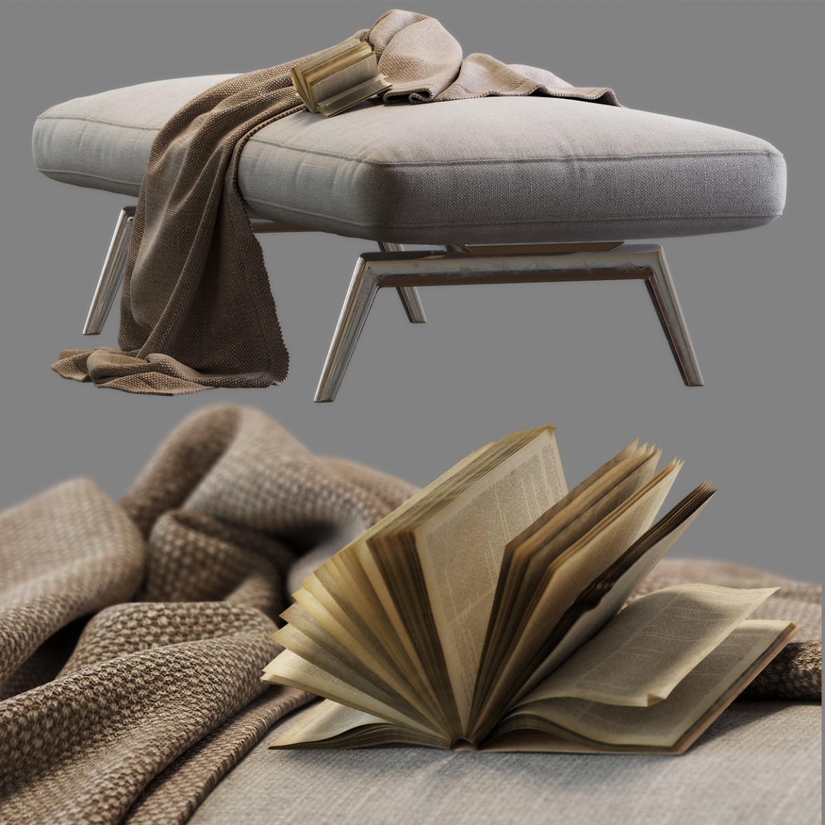 Flexform_este - 3D Model for Corona