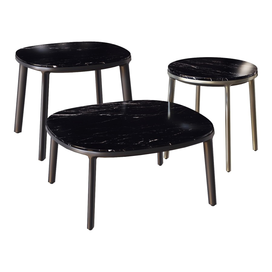 Caratos Maxalto Coffee Tables By B&b Italia - 3D Model for VRay, Corona