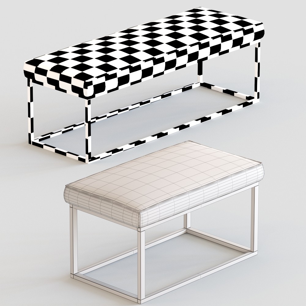 Bench Kubo 3D Model for Corona | CGMood