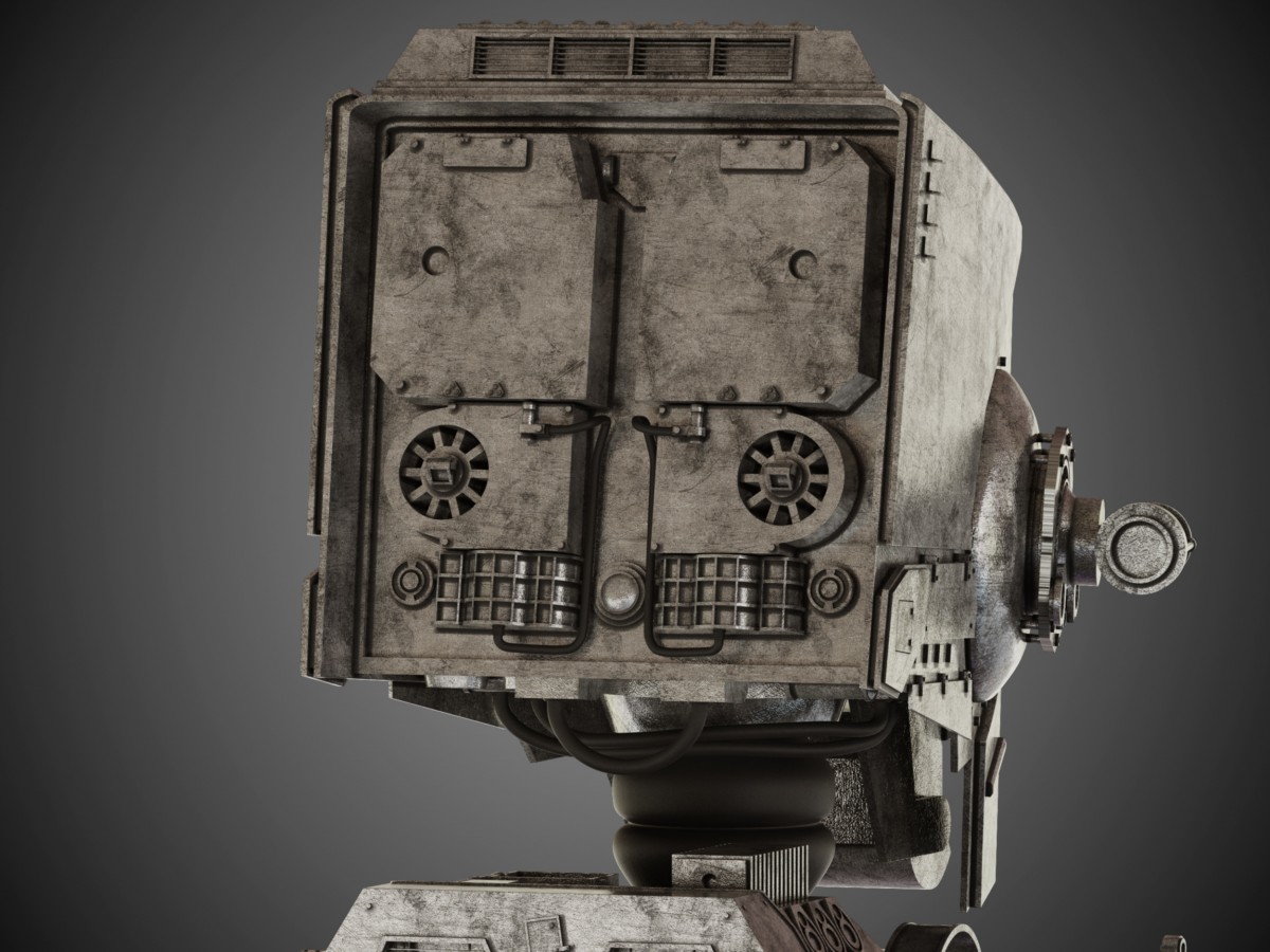 Star Wars At-st Walker - 3D Model for VRay