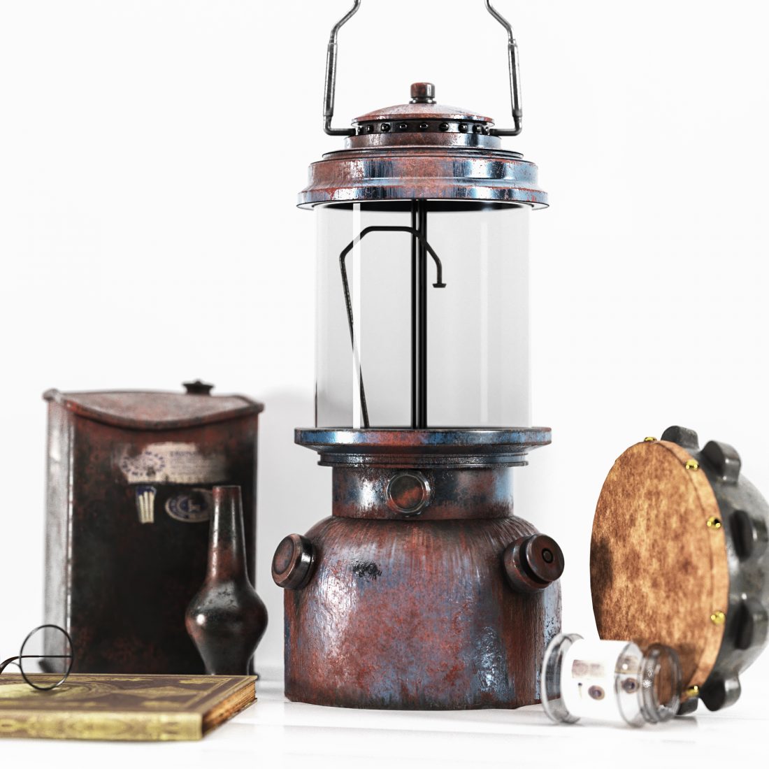 Decorative Set 009 3d Model For Vray