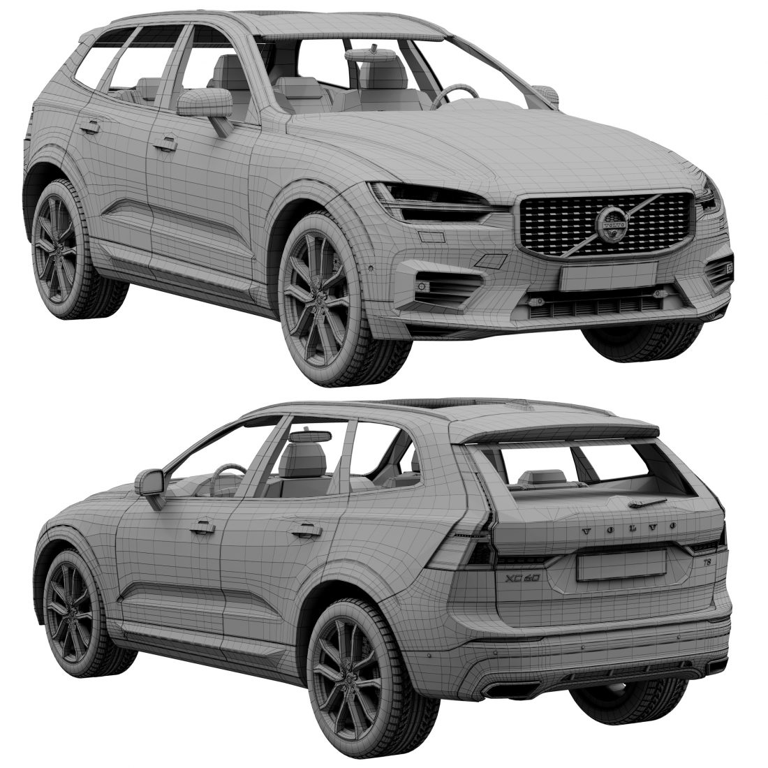 Volvo Xc60 R-design 3D Model for VRay | CGMood