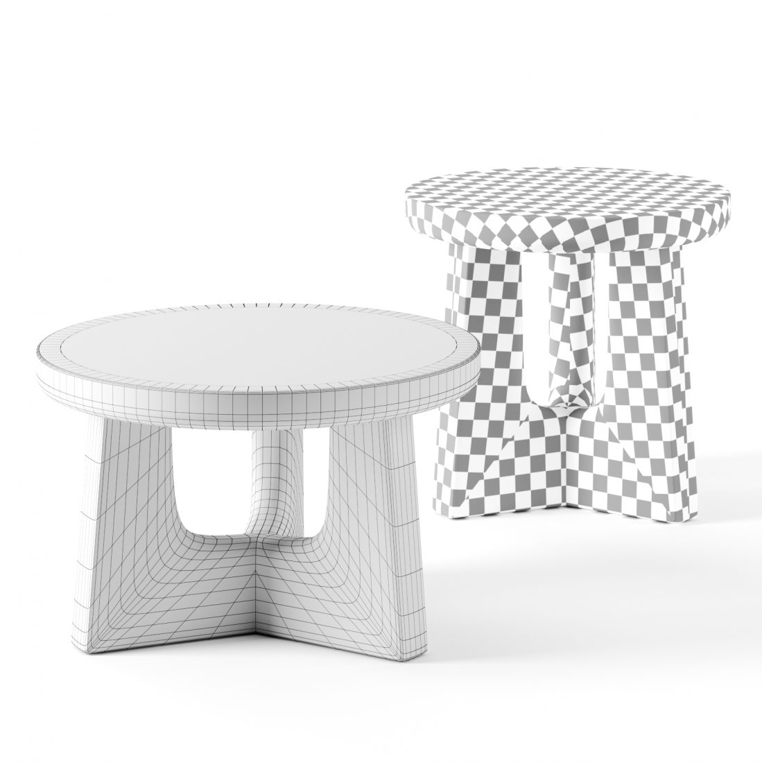 Nara Tables By Poliform 3D Model for Corona | CGMood