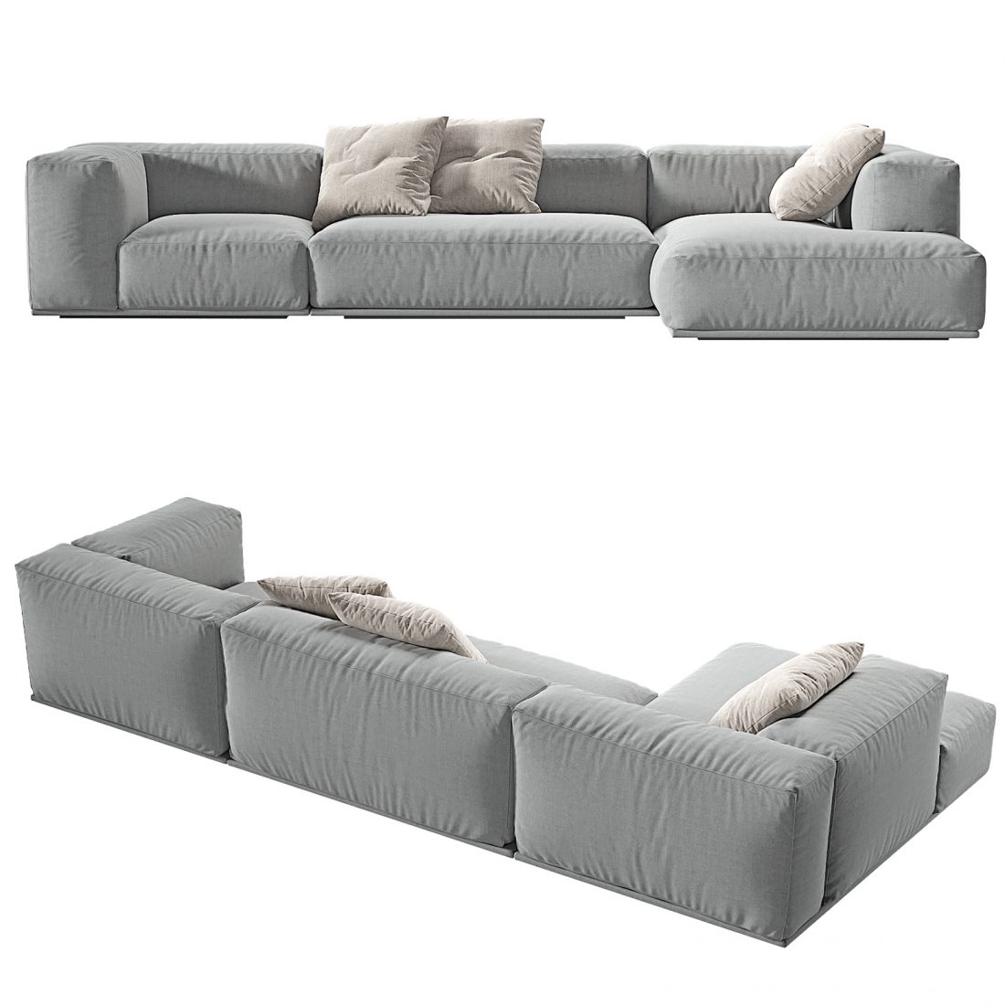 Delano Pianca Sofa - 3D Model for Corona