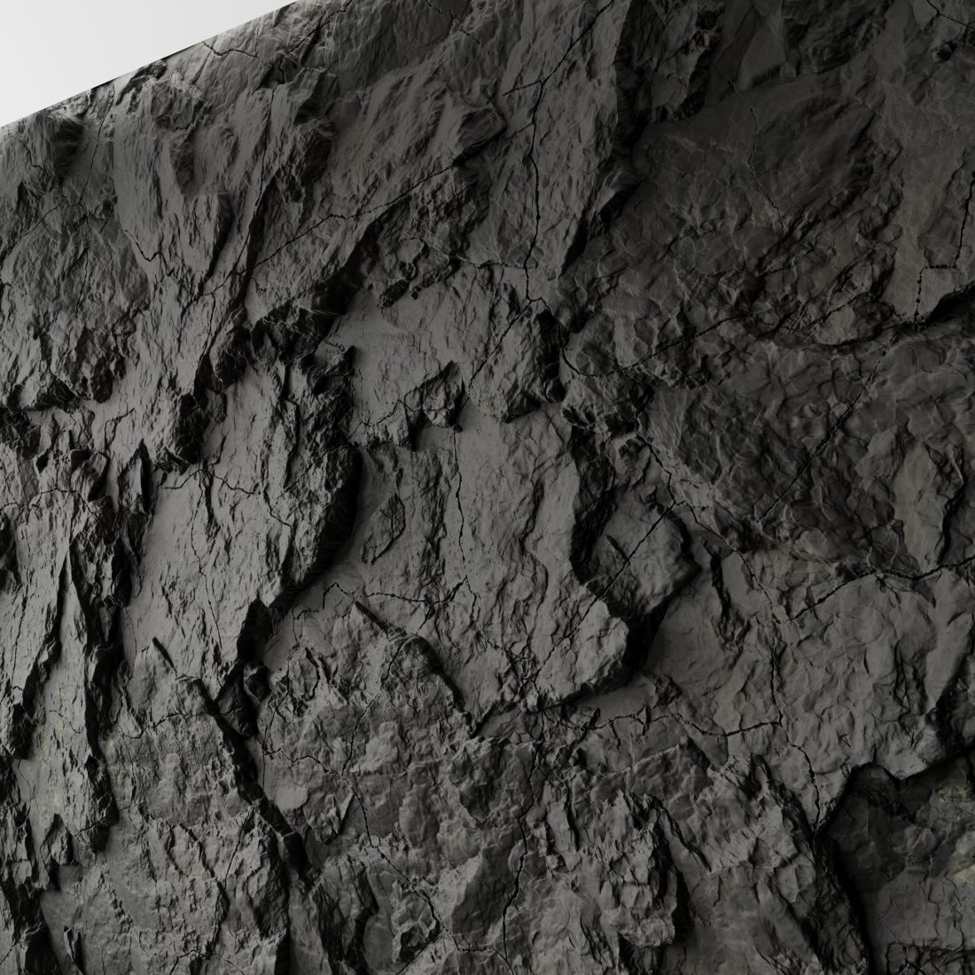 Rock Cliff 3 - 3D Model for Corona