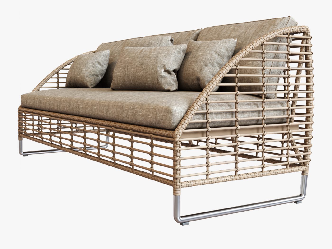 Season Sun Lounge Sofa - 3D Model for Corona