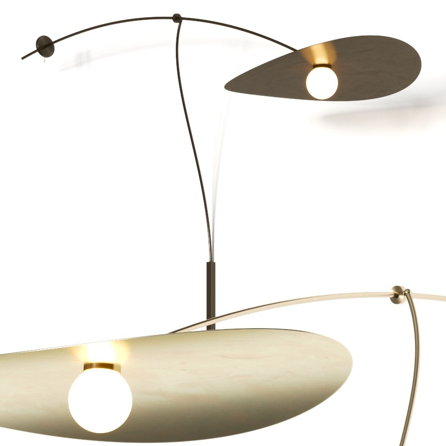 L & G Studio Myrna Wall Mobile Lamp - 3D Model for VRay, Corona
