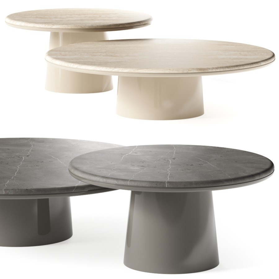 Meridiani Leon Coffee Tables 3D Model for VRay, Corona | CGMood