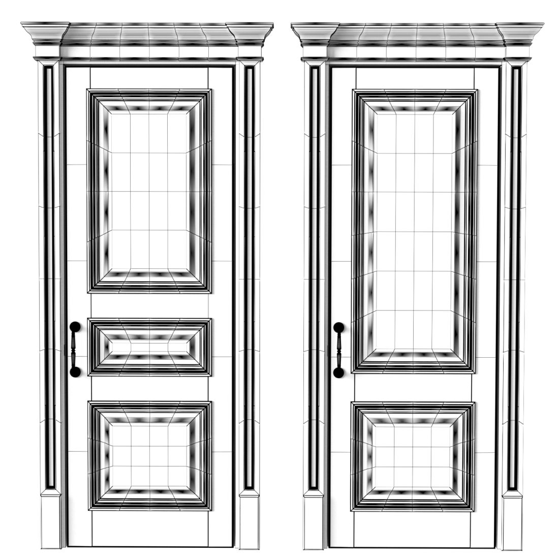 Door Prada - 3D Model for VRay