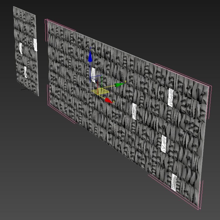 Tile Line Curve Decor N2 3D Model for VRay, Corona | CGMood