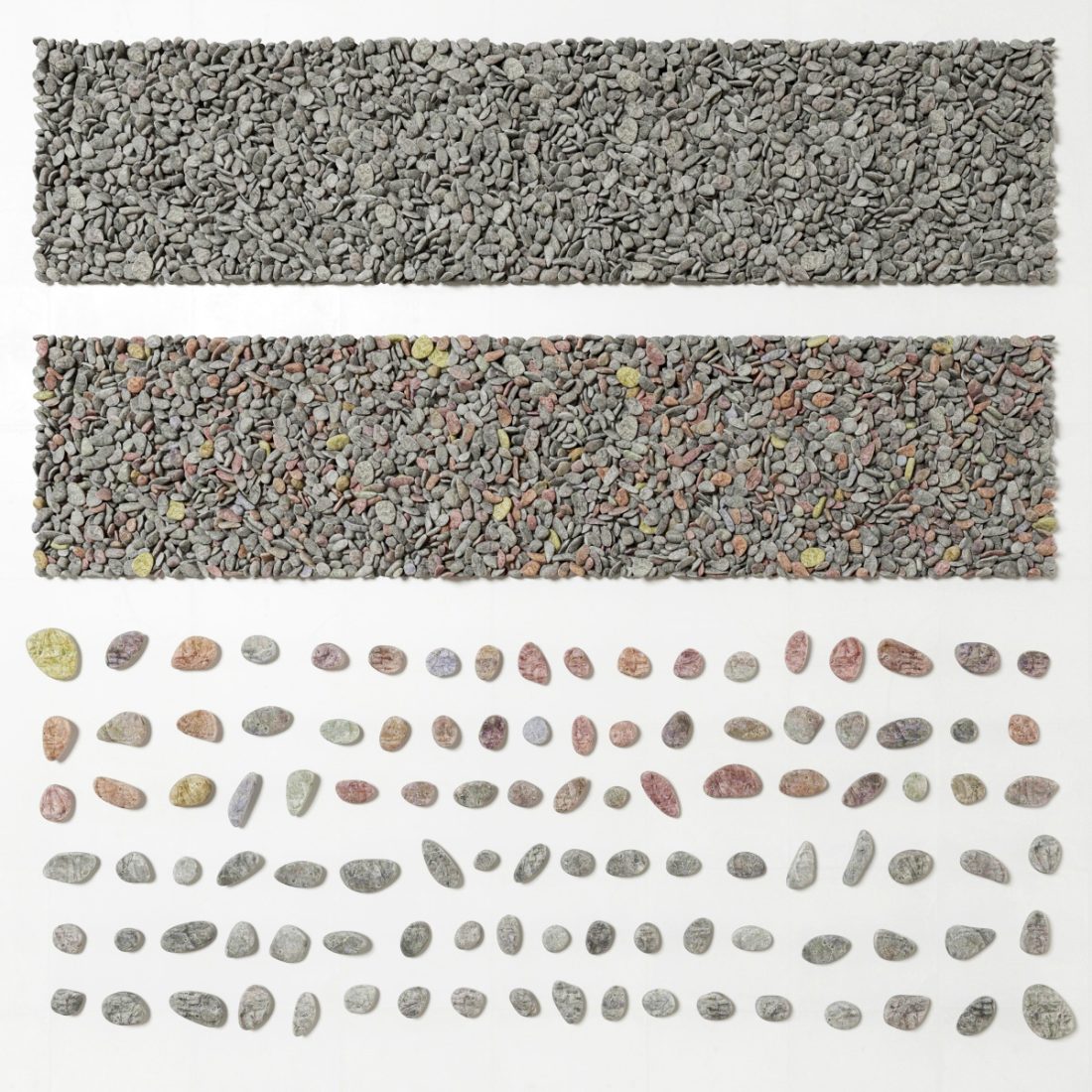 Pebble Low N10 - 3D Model for VRay