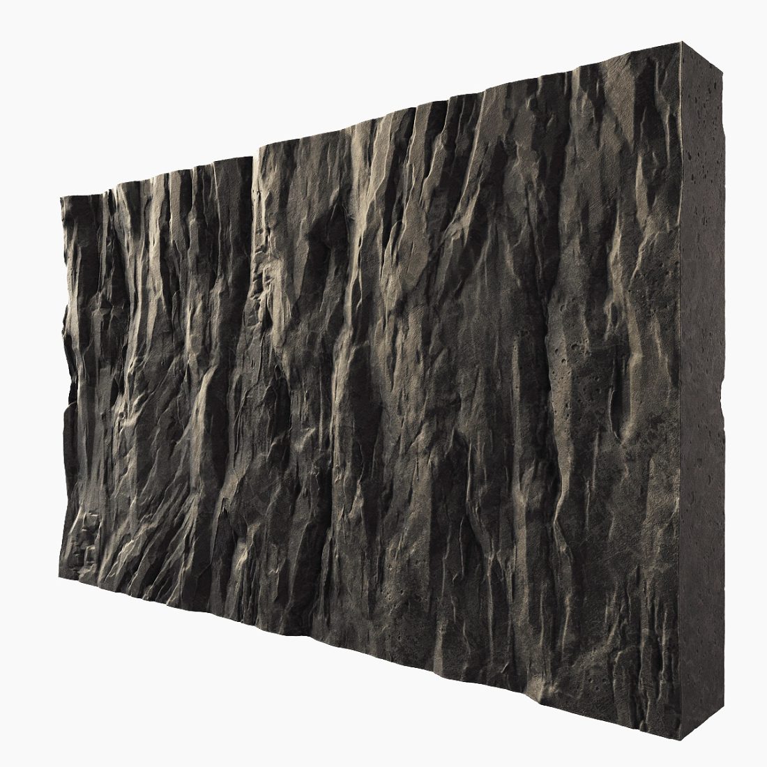 Wall Stone Slab Rock Mono N1 - 3D Model for VRay