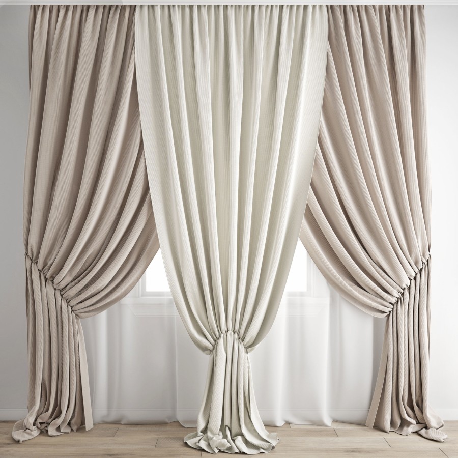Curtain 381 3D Model for VRay | CGMood