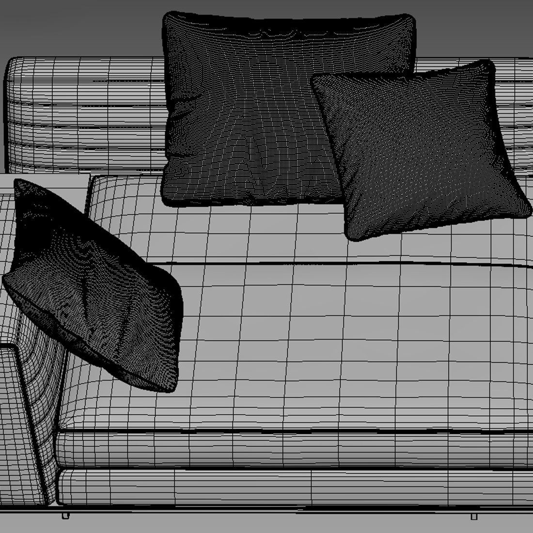 Roger Corner Sofa - 3D Model for Corona