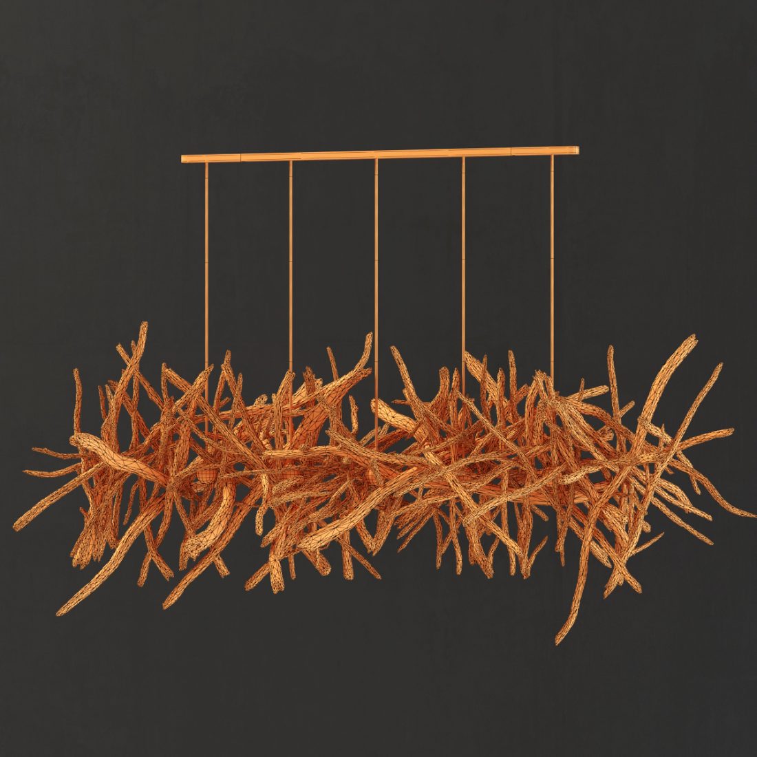 Branch Decor Lamp N2 3D Model for VRay | CGMood
