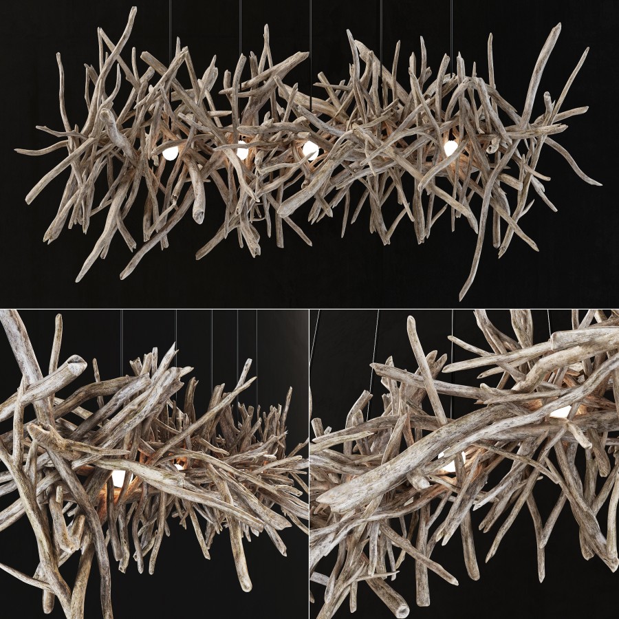 Branch Decor Lamp N2 3D Model for VRay | CGMood