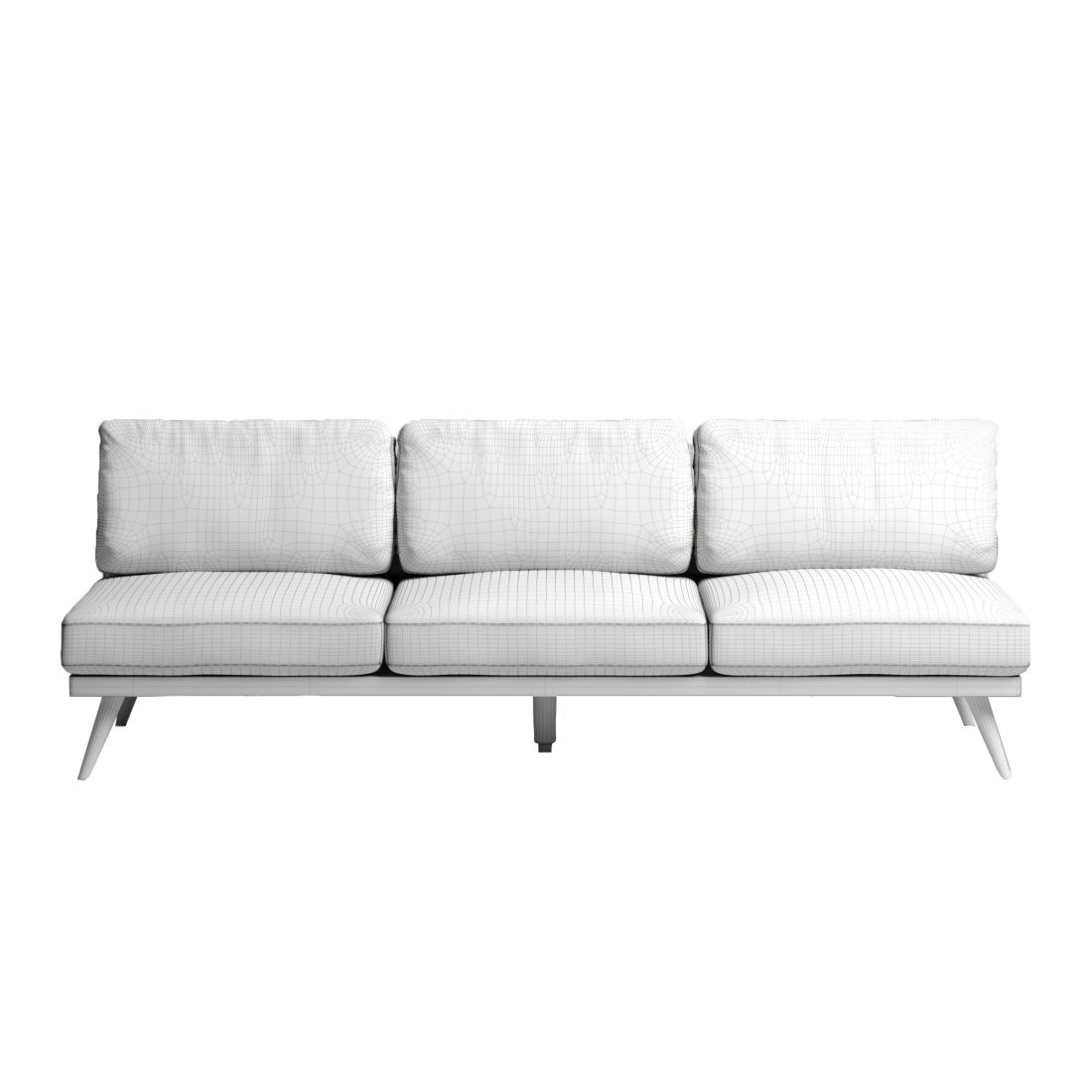 Tilly Sofa In Romo Loden By Bd Studio - 3D Model for VRay, Corona