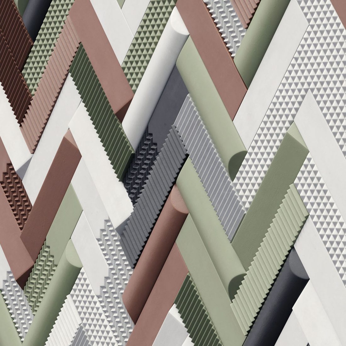 Tile Biscuit Plan Bianco N2 - 3D Model for VRay, Corona