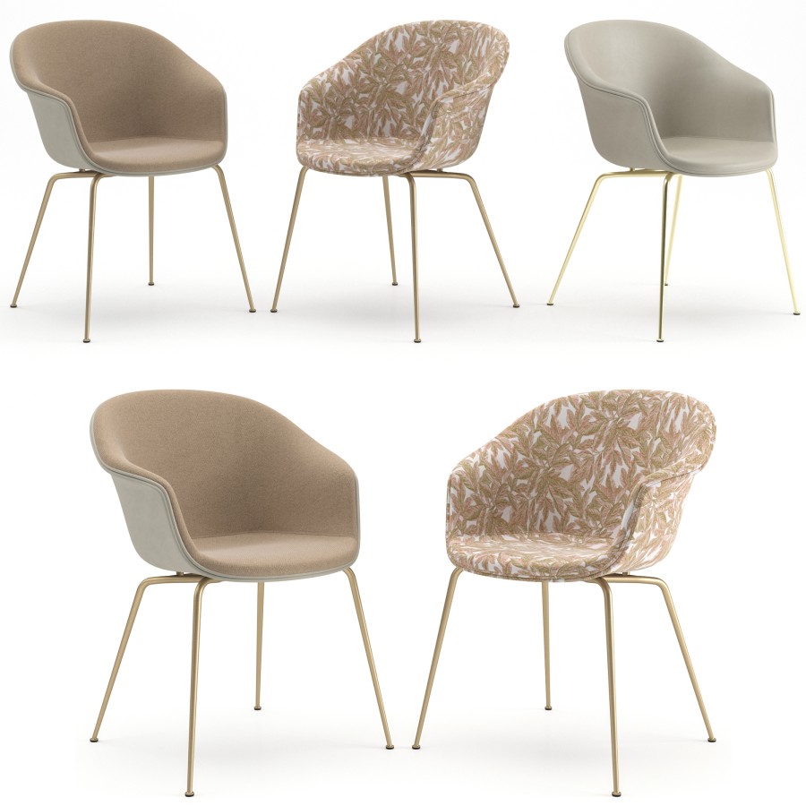 Bat Dining Chair By Gubi 3D Model for Corona | CGMood