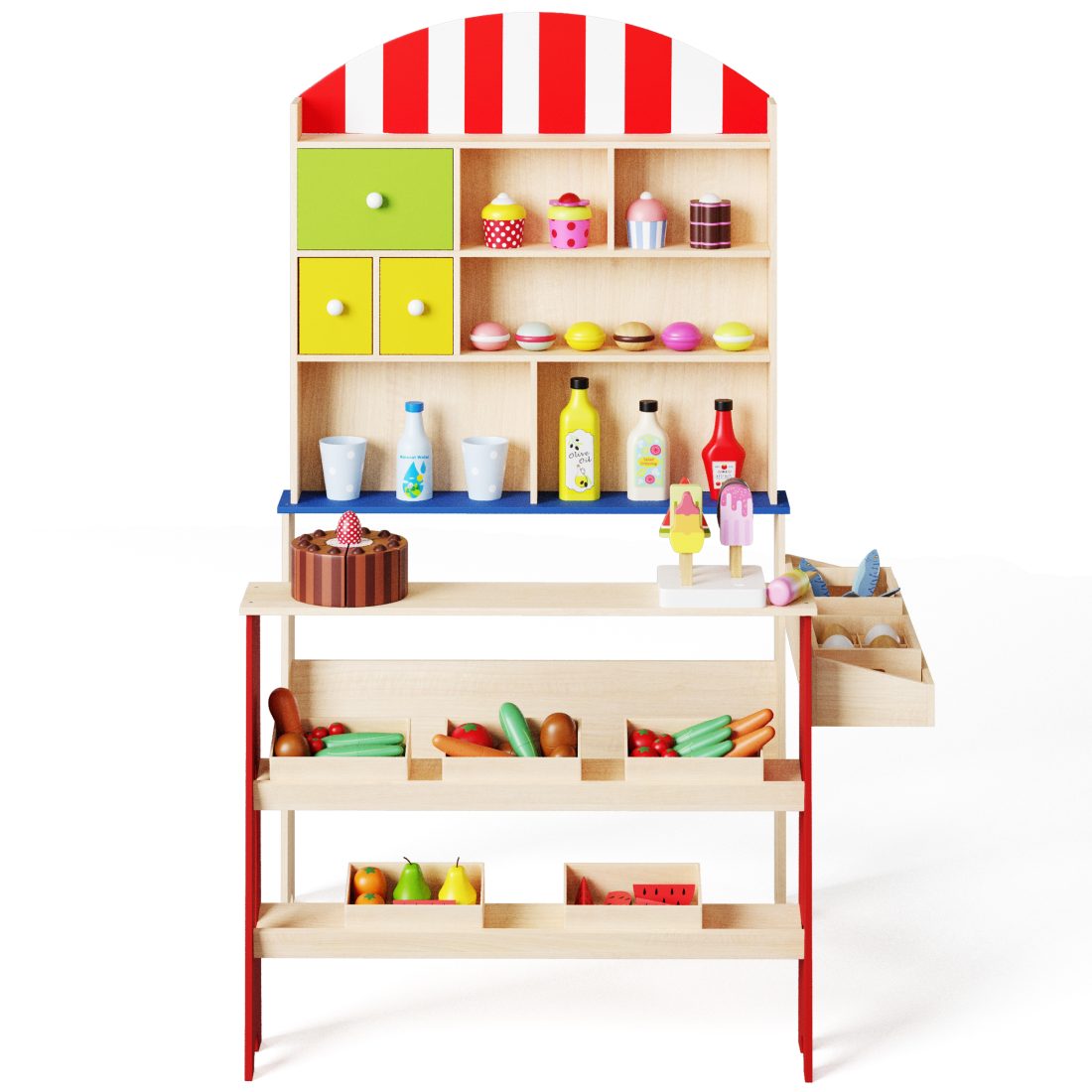 Children Corner Shop By Lelin Toys - 3D Model for VRay, Corona