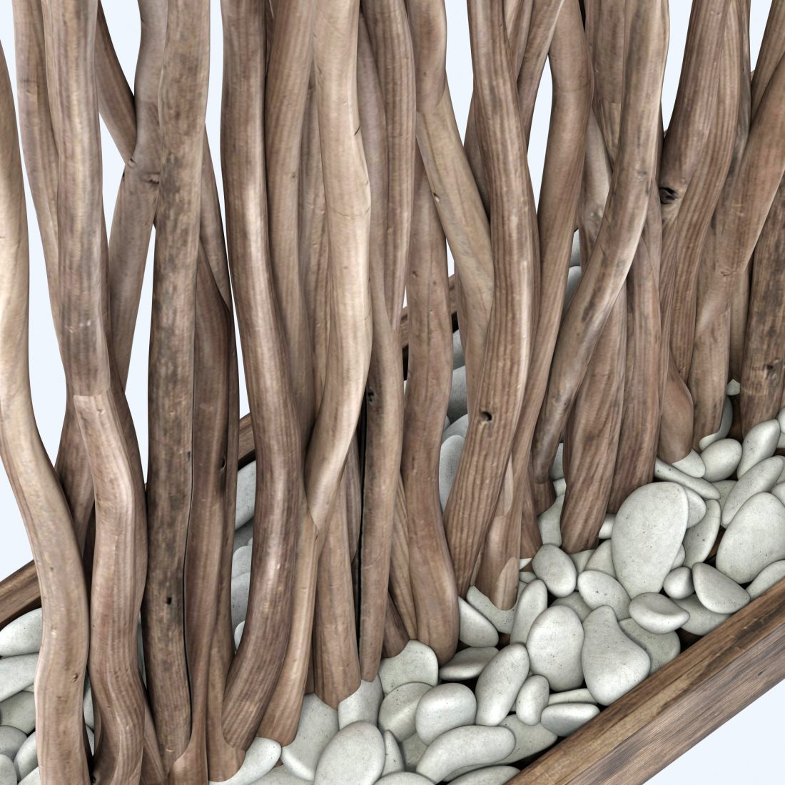 Sang Crooked Decor Pebble N2 3D Model for VRay, Corona | CGMood