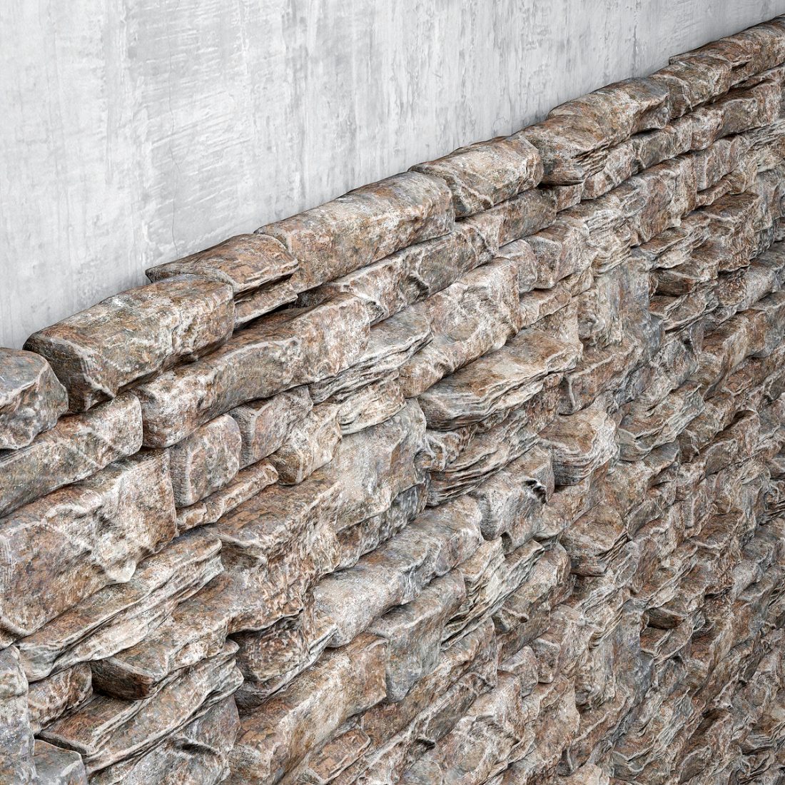 Panel Stone Decorative N7 - 3D Model for VRay