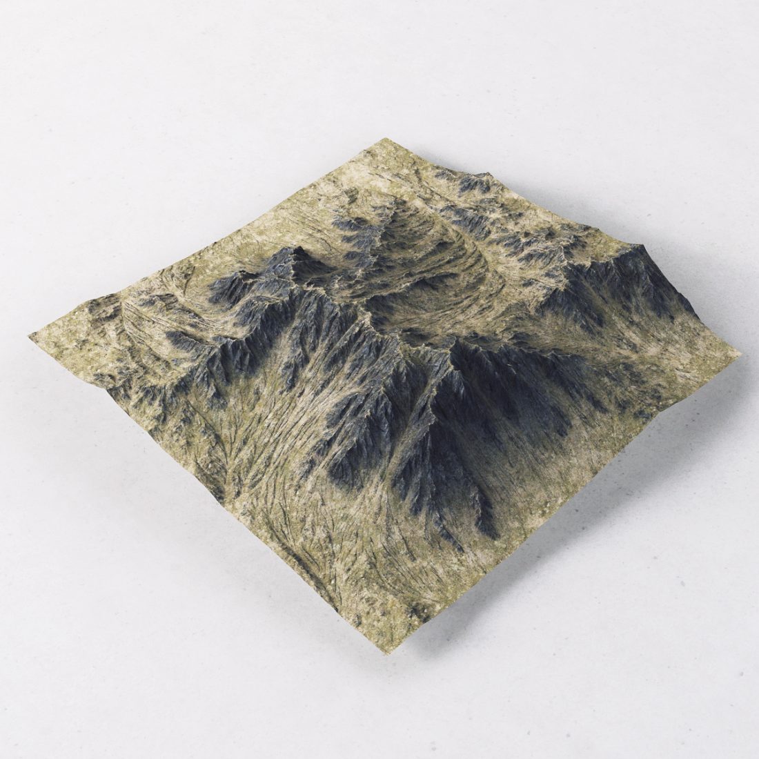 Landscape Mountains 3D Model for VRay | CGMood