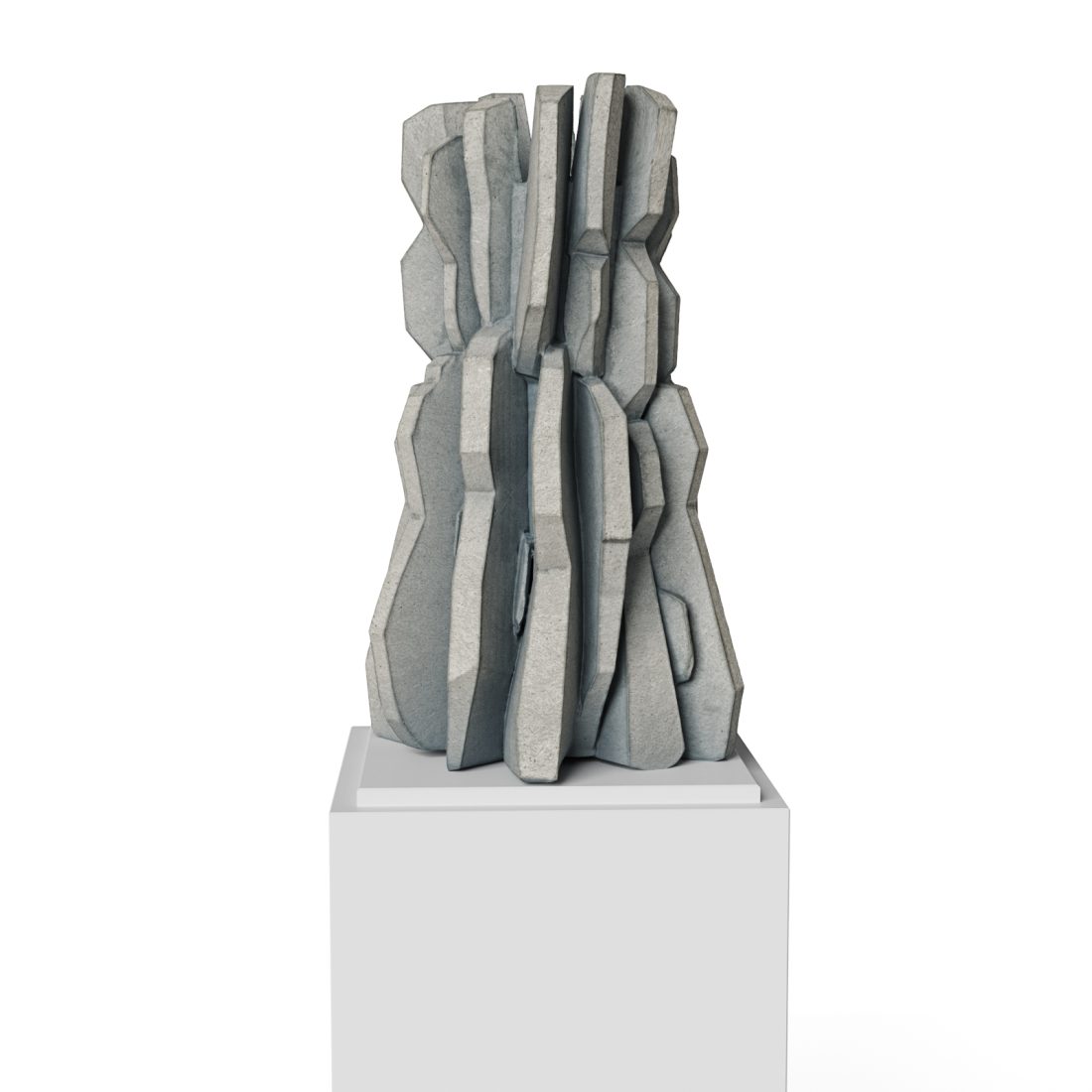 Turi Heisselberg Facetted Shape 2020 Babel - 3D Model for VRay, Corona