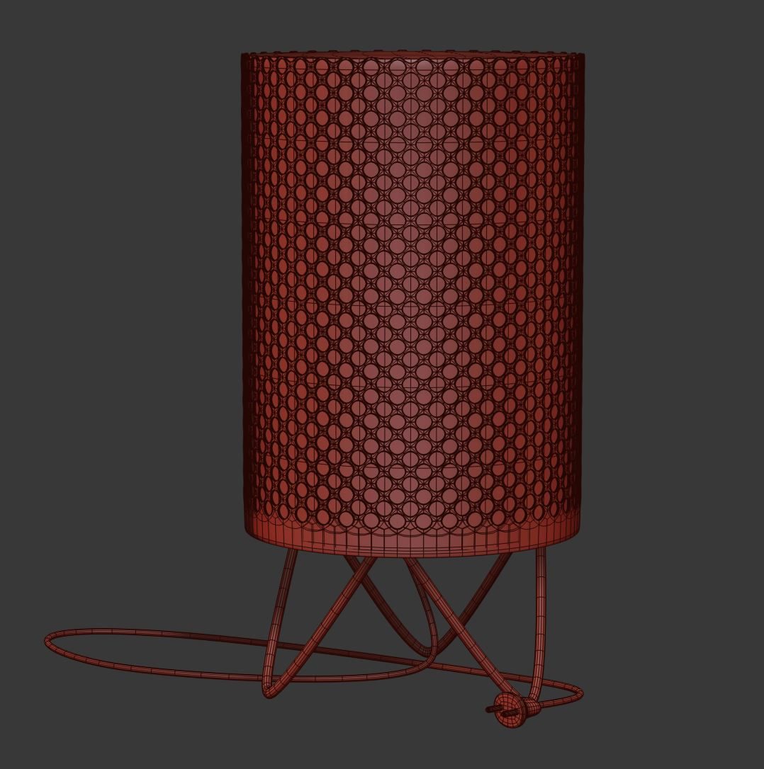 Abc Gubi Table Lamp - 3D Model for Corona