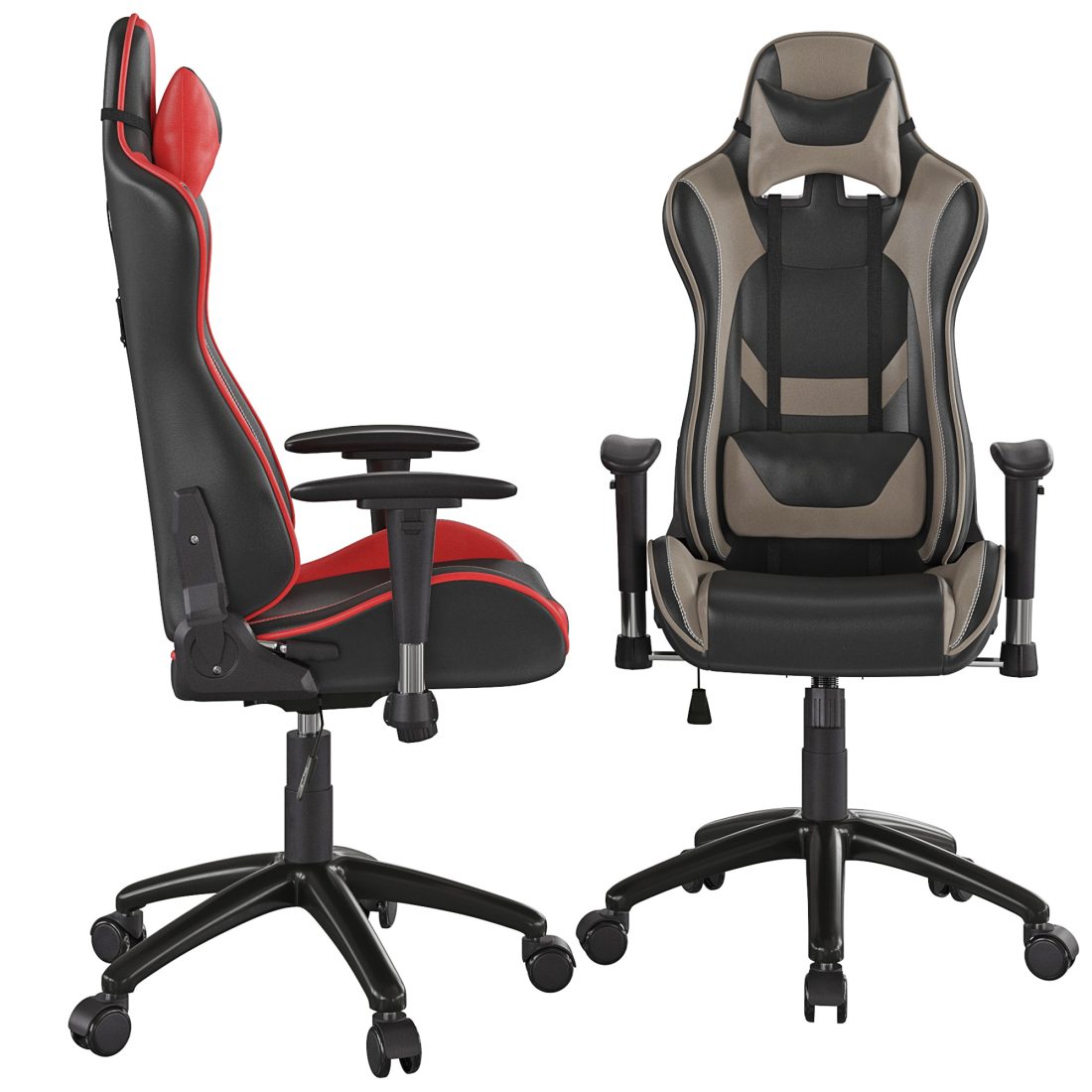 Supra Computer Chair - 3D Model for VRay, Corona
