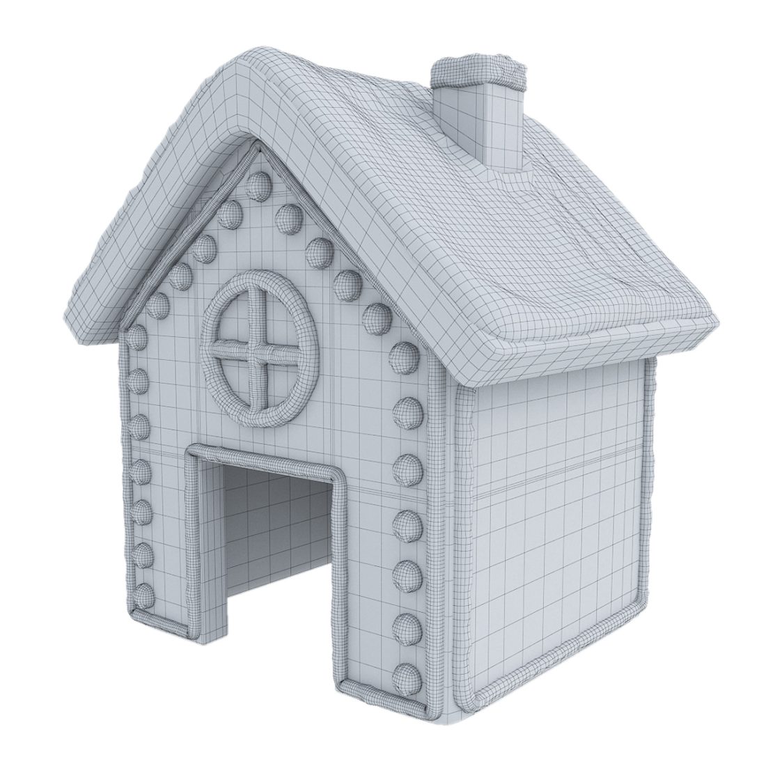 Gingerbread House Collection 3D Model for VRay, Corona | CGMood