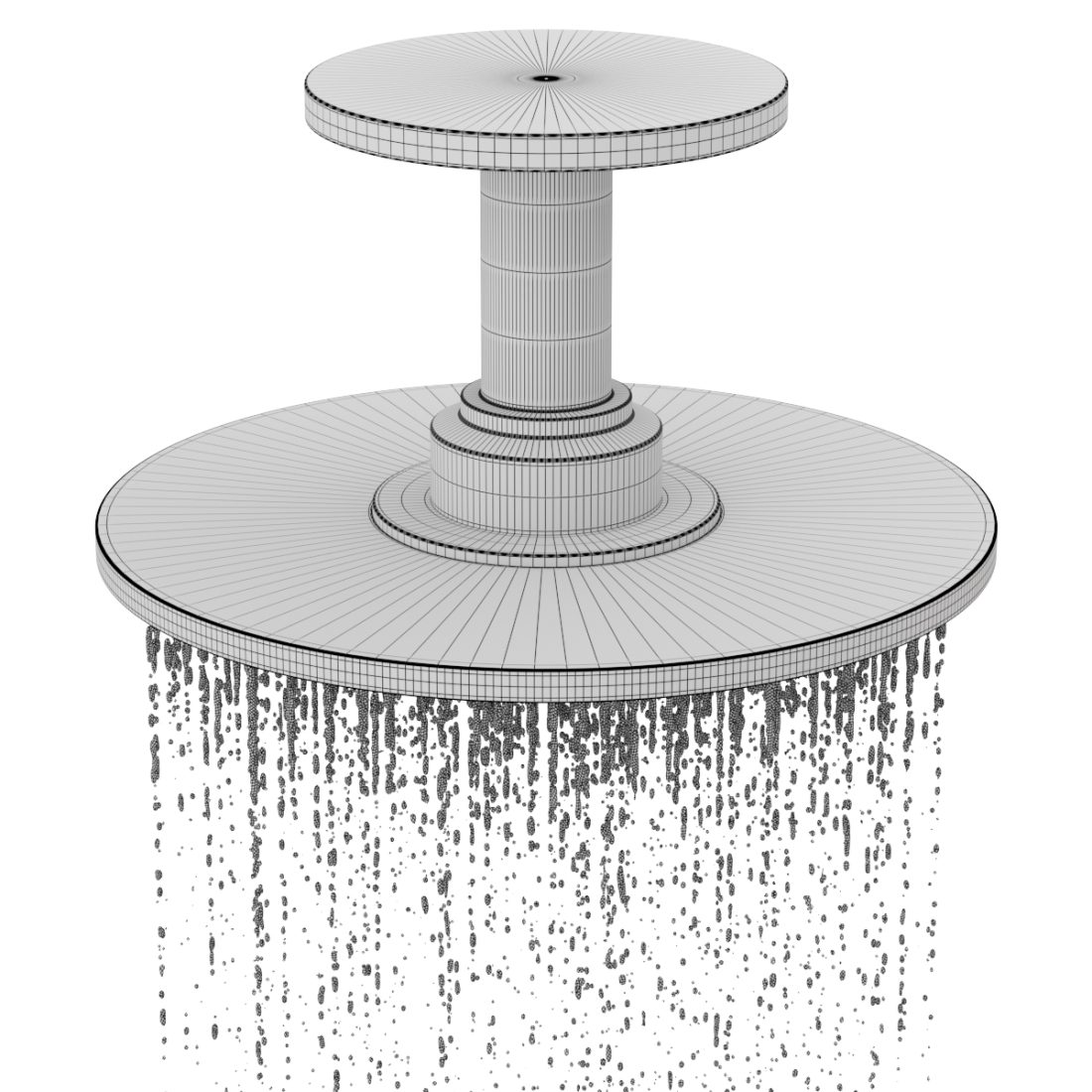 Overhead Shower Axor 300mm 3D Model for VRay | CGMood