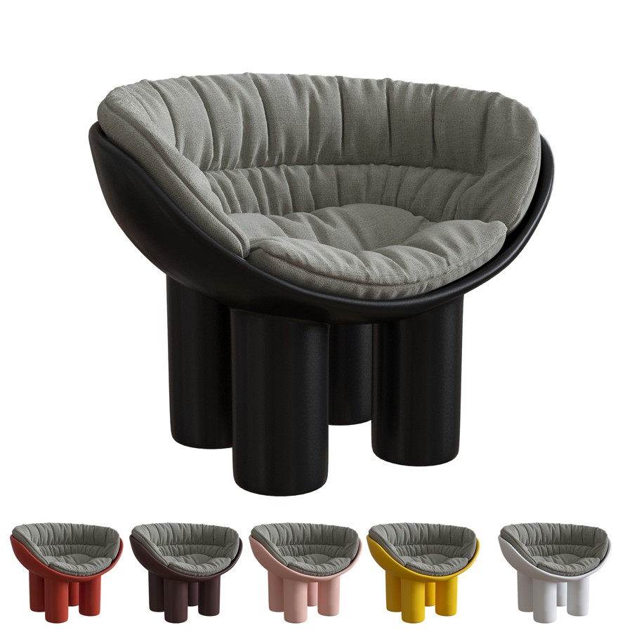 Roly Poly Armchair 3D Model for VRay, Corona | CGMood