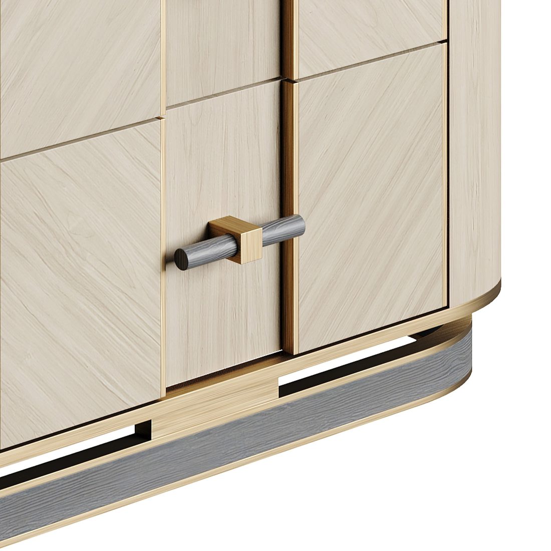 Frato Ashi Bedside Table - 3D Model for VRay, Corona