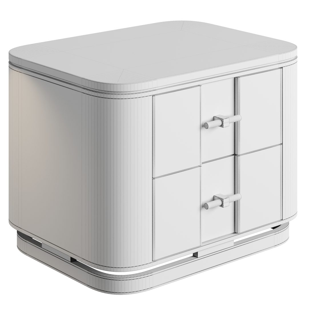 Frato Ashi Bedside Table - 3D Model for VRay, Corona