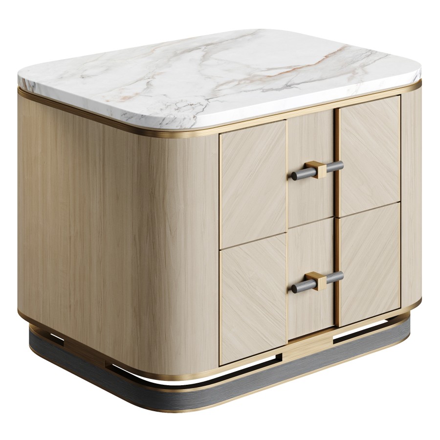 Frato Ashi Bedside Table - 3D Model for VRay, Corona