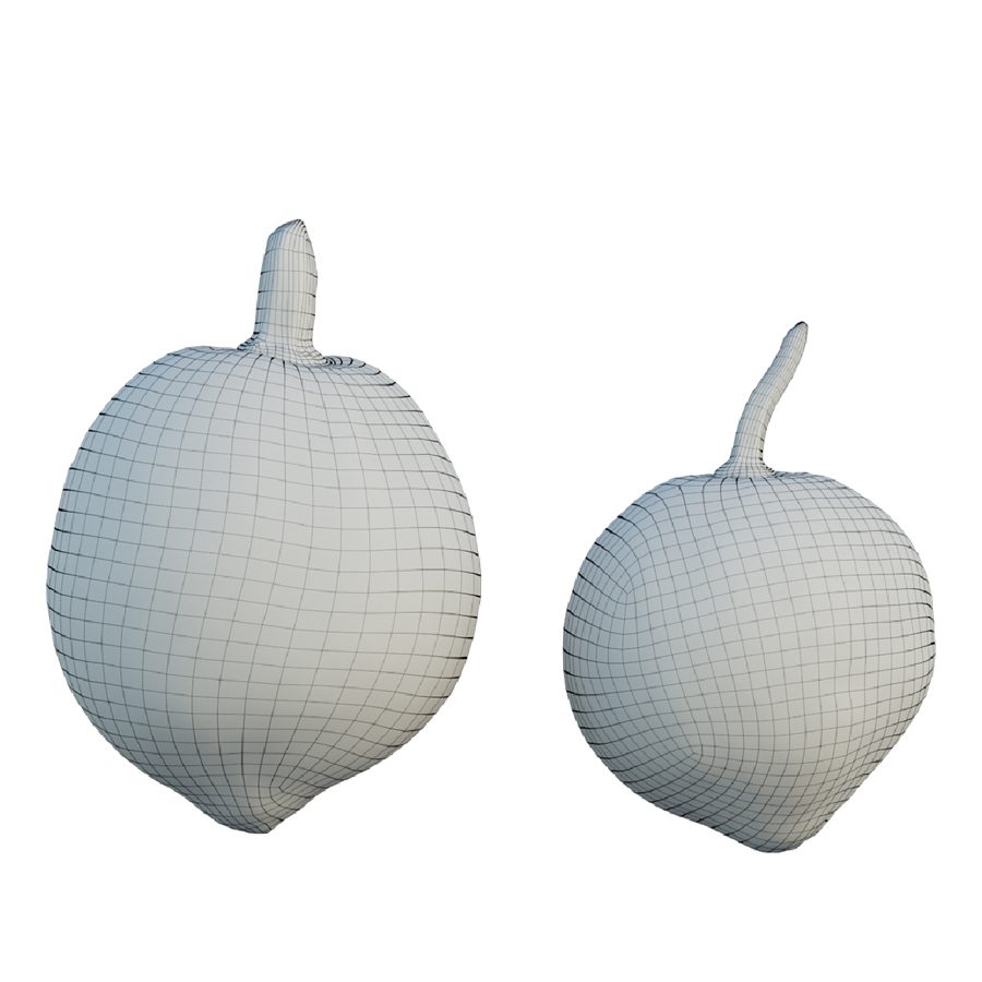 Kabocha Squash - 3D Model for VRay, Corona