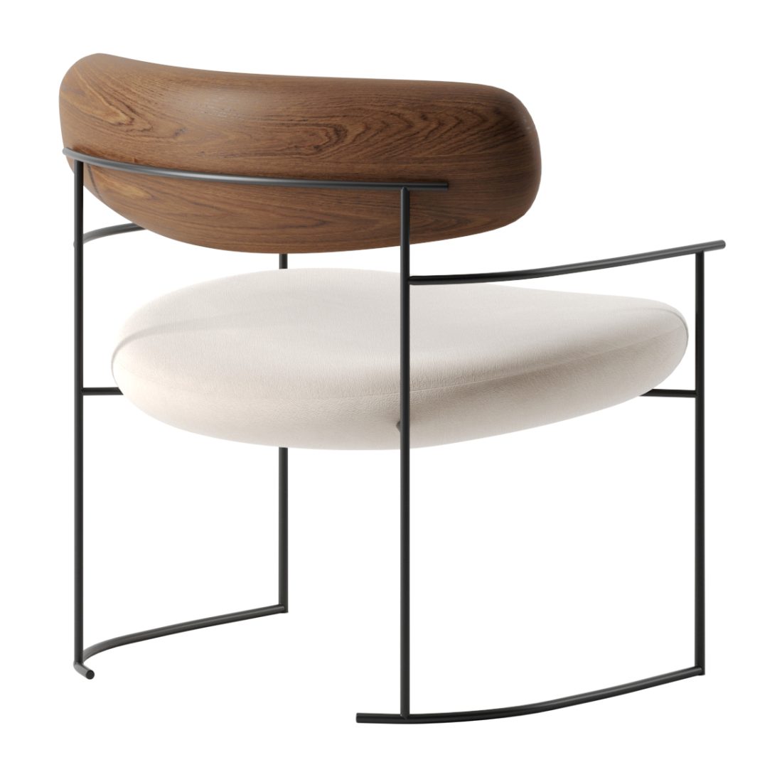 Keel Armchair By Potocco 3D Model for Corona | CGMood
