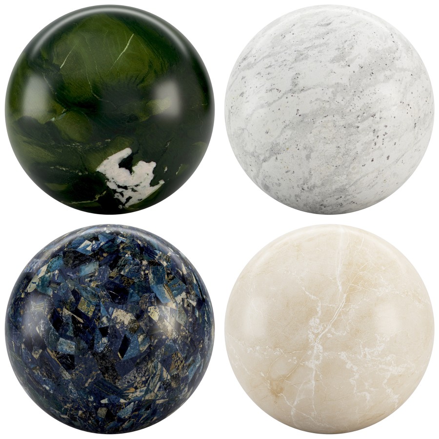 Collection Marble 78 - 3D Model for VRay