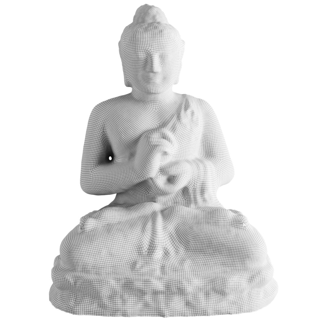 Budda Statue Outdoor 3D Model for Corona | CGMood