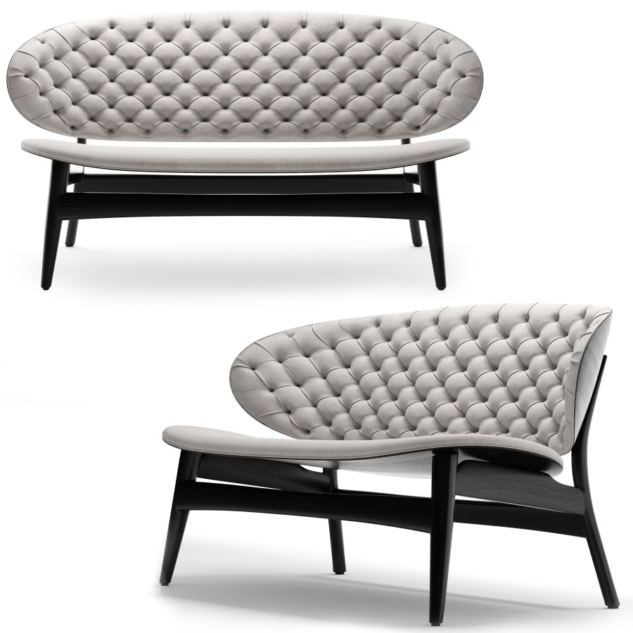 Baxter Sofa Dalma - 3D Model for VRay