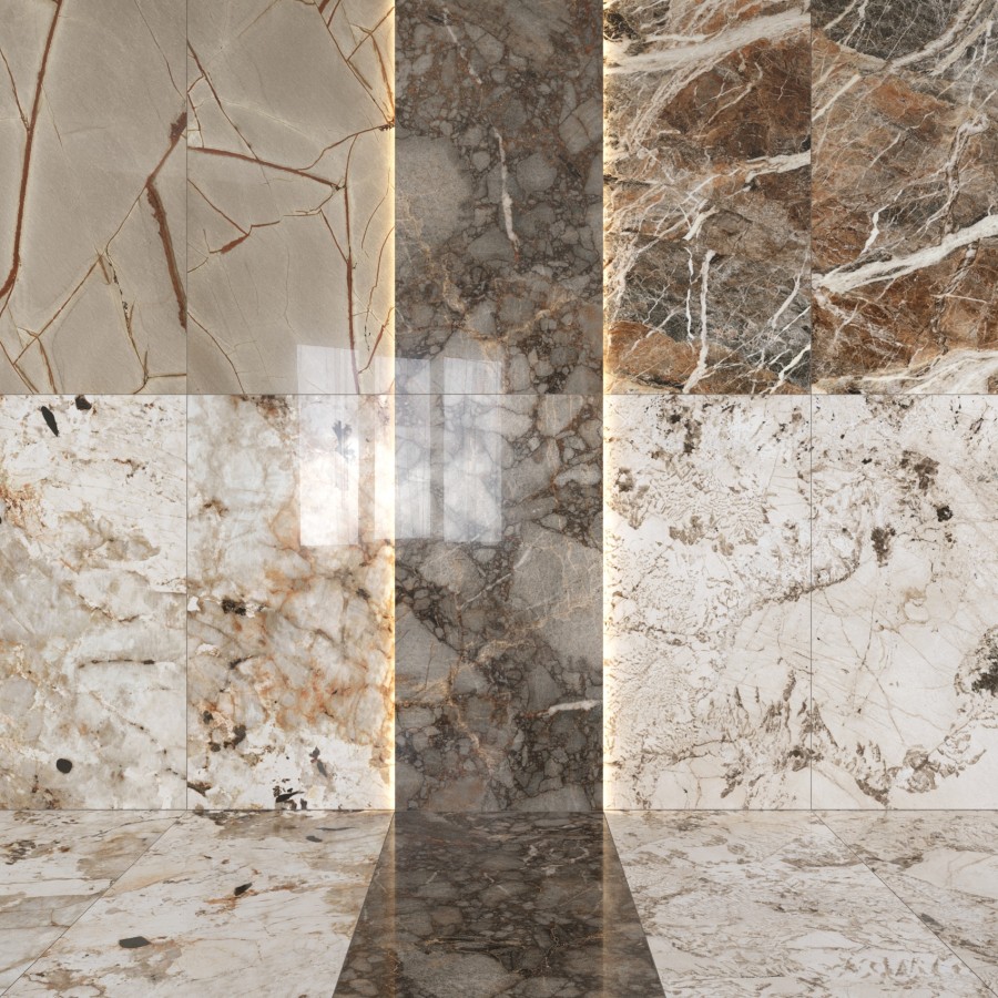 Creative Design Florim Nature Mood Marble Material for Corona | CGMood