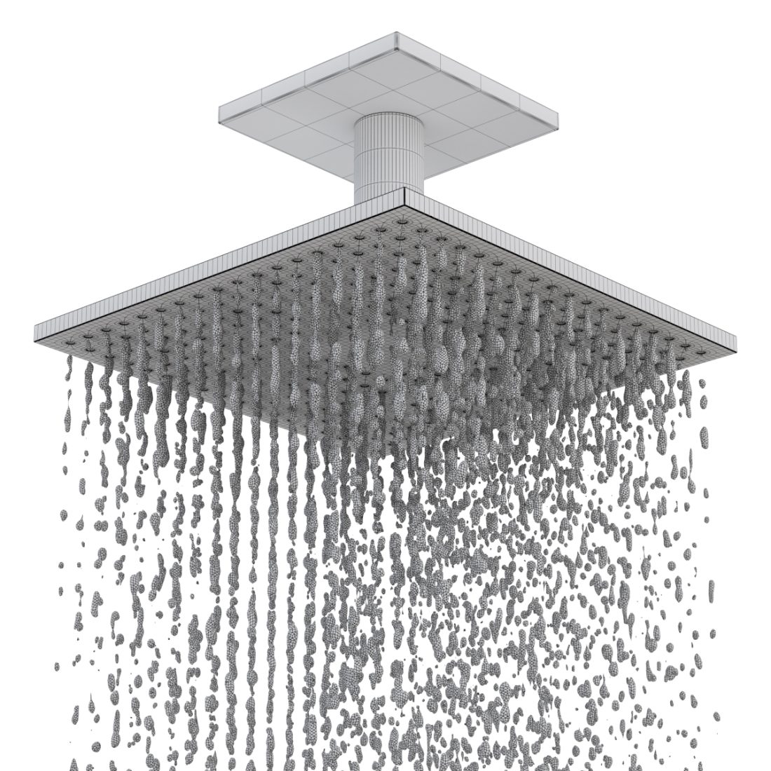 Axor Overhead Shower 30x30 3D Model for VRay | CGMood